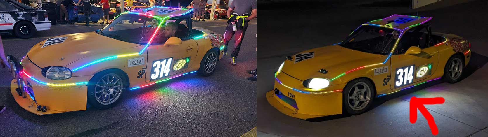 Cheap homemade lighted numbers (Page 1) — Lemons Tech — The 24 Hours of ...